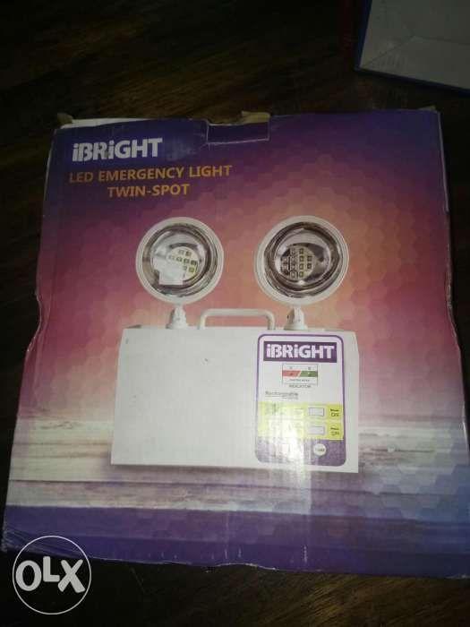 iBright LED Emergency Light TwinSpot, Furniture & Home Living, Cleaning ...