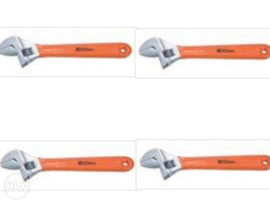 KYK Adjustable Wrench Orange Handle, Furniture & Home Living, Home ...