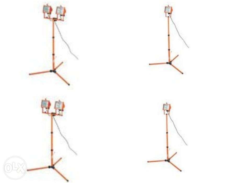 KYK Halogen Flood Flight with Adjustable Telescopic Stand, Furniture ...