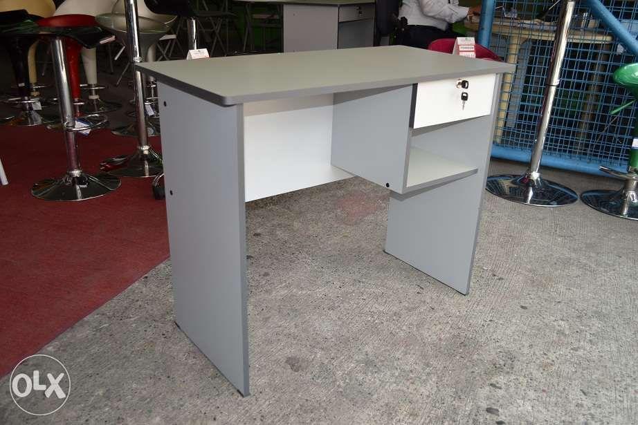 OD1836 Gray Laminated Office Table with Drawer_Office Furniture ...