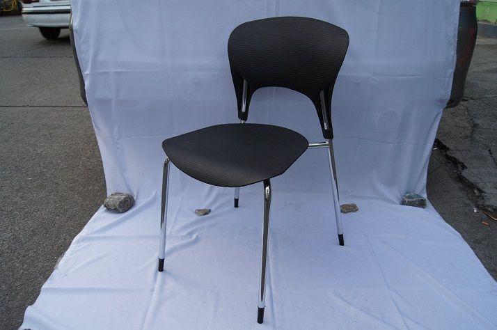 Sumo SC-05BLK Plastic Stacking Chromed Pantry Chair Home Office ...