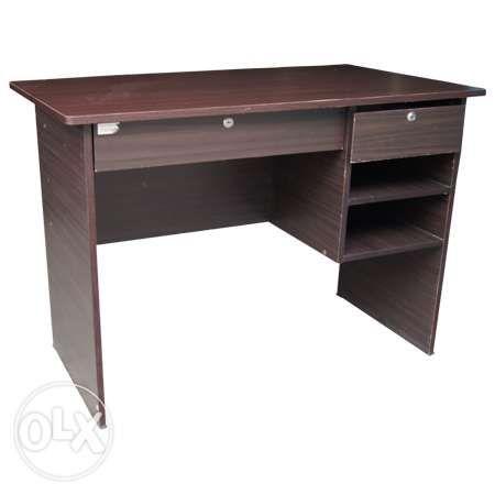 OD2440 Choco Brown Office Table_Office Desk_Office Furniture_Carpet ...
