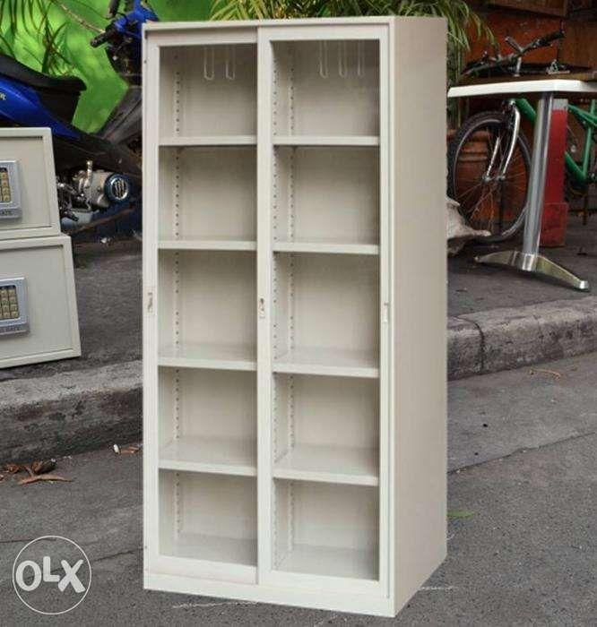 KG-88G_Full Glass Sliding Door File Filing Cabinet 4 office furniture ...