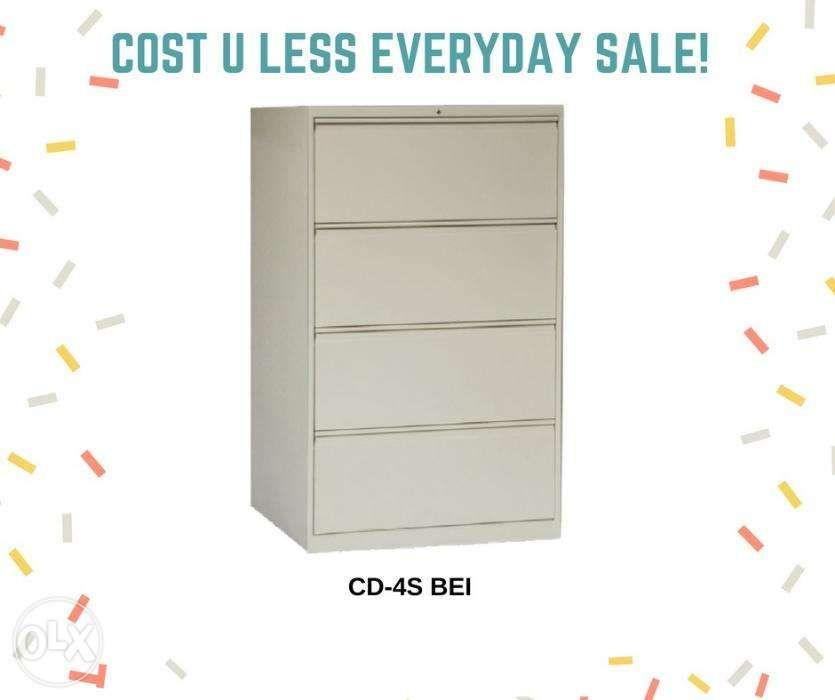 NATIONWIDE DELIVERY_4 drawer lateral filing cabinet 4 OFFICE FURNITURE ...