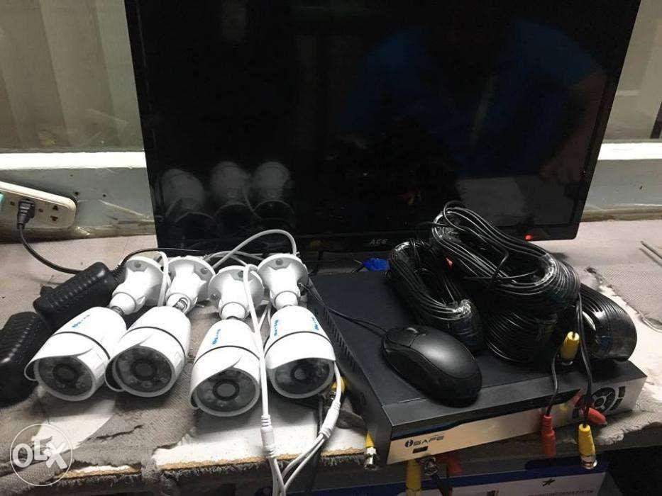 iSAFE CCTV 2 MP High Definition 4 Bullet 8 Channel DVR Security Camera ...