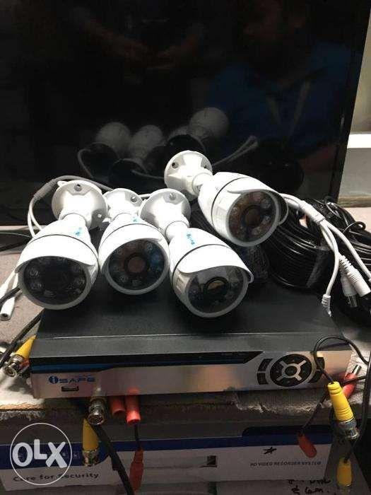 iSAFE CCTV 2 MP High Definition 4 Bullet 8 Channel DVR Security Camera ...