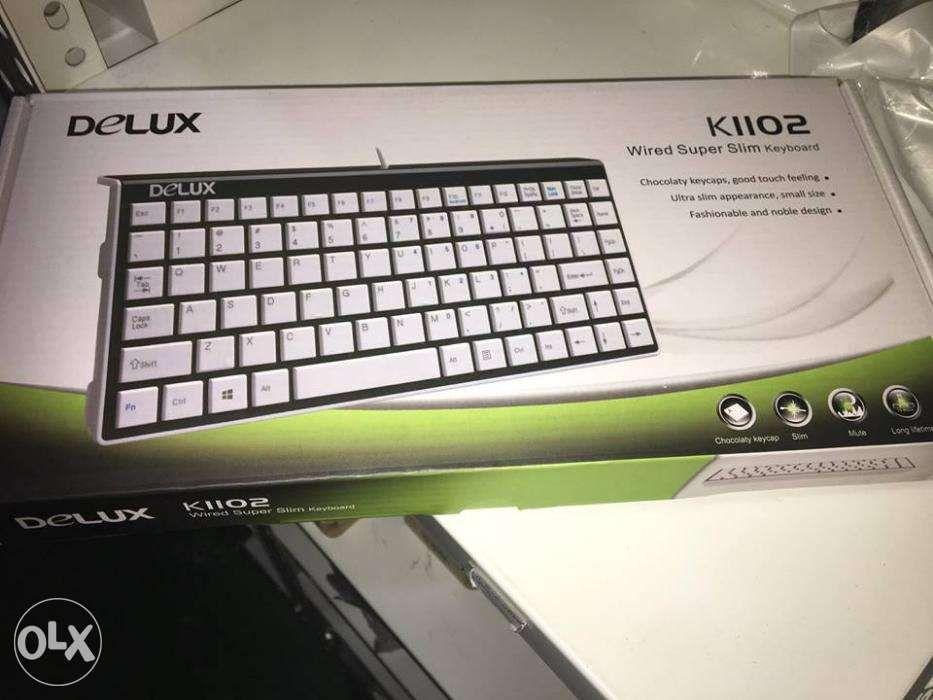 K1102 MINI Delux Wired Mini Super Slim Keyboard Computer Keyboard ...