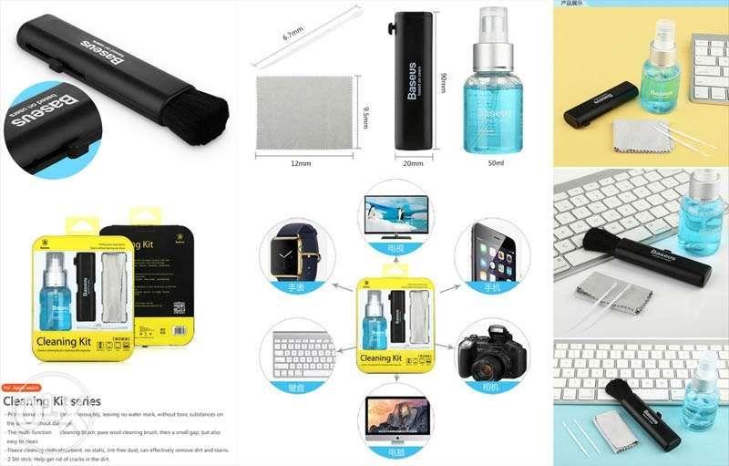 Baseus Cleaning Kit Series Apple Watch iPhone iPad Camera Laptop LCD ...