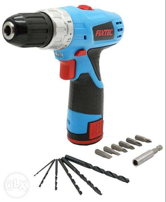 FIXTEC FCDLI12V 12V 1300mah Cordless Drill Driver Power Tools ...