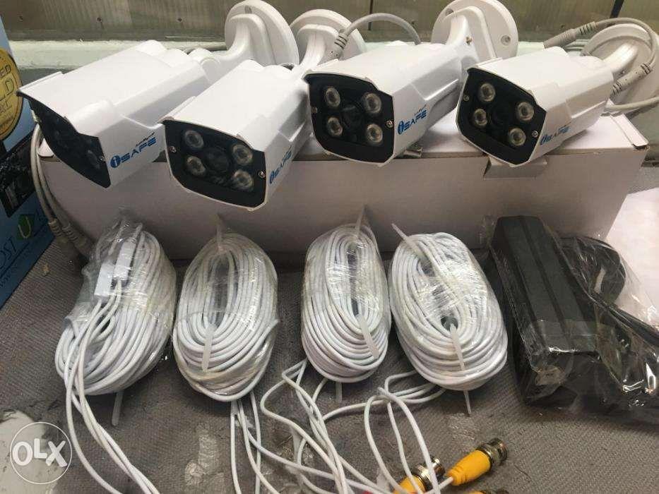 4 Channel DVR 4 Bullet Outdoor Camera3 Megapixel CCTV Camera Package ...