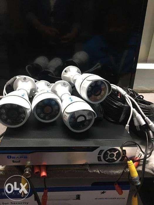 2 Mega Pixel 1080p 4 Bullet Camera 4 Channel XVR DVR CCTV Camera Kit ...
