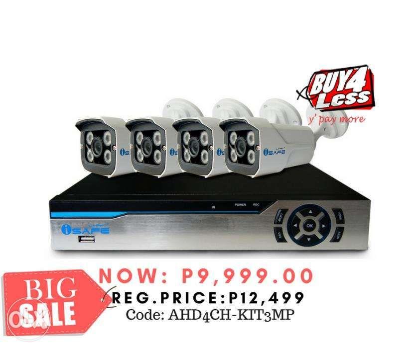 1080p 4 BULLET All Weather CCTV Camera 3MP CCTV Camera Package ...