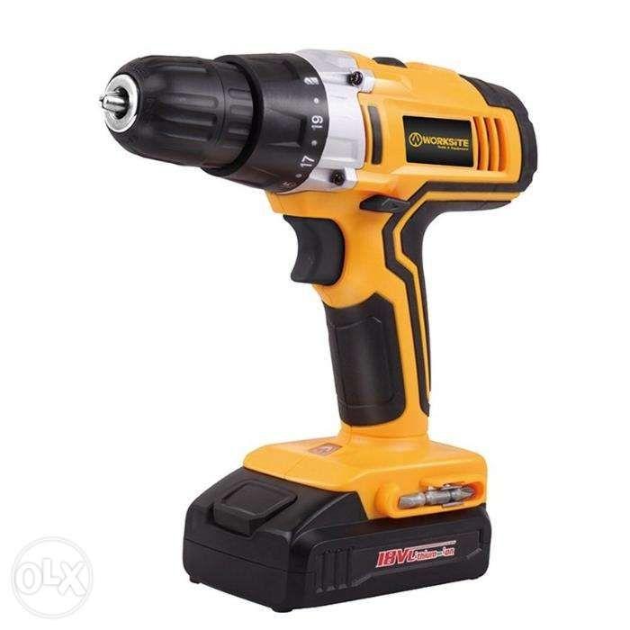 WORKSiTE Tools CD31418NBMC 18V NICD Speed Best Cordless Drill Tools ...