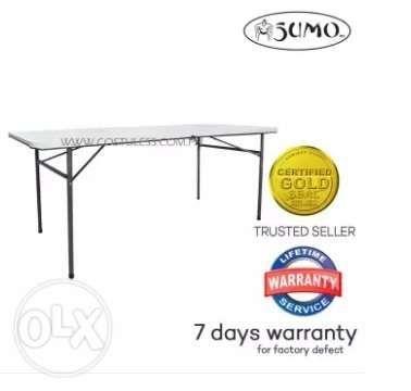 Sumo ST-7130PF 6ft Fold in half Residential Grade table foldable steel ...