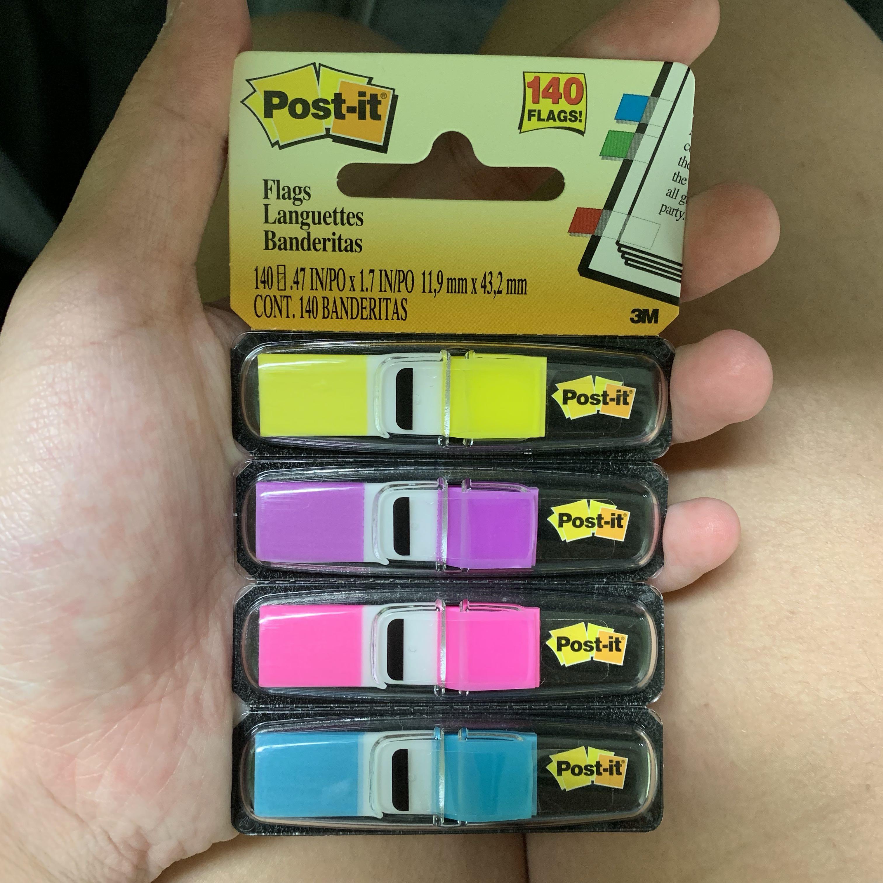 3M Post-It Flags (140 flags), Hobbies & Toys, Stationery & Craft ...