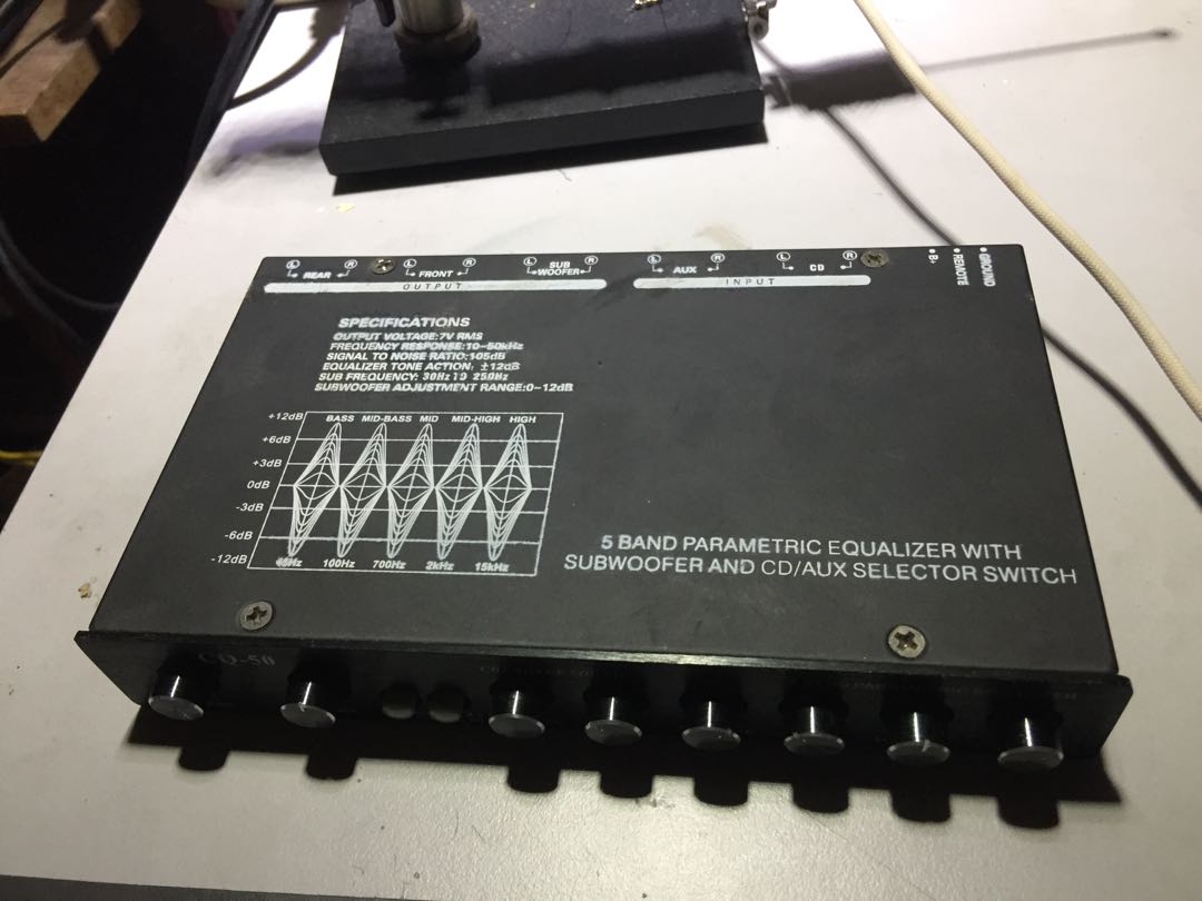 Cherokee Sound 5 Band Parametric Equalizer Pre Amp, Hobbies & Toys, Music & Media, Music ...