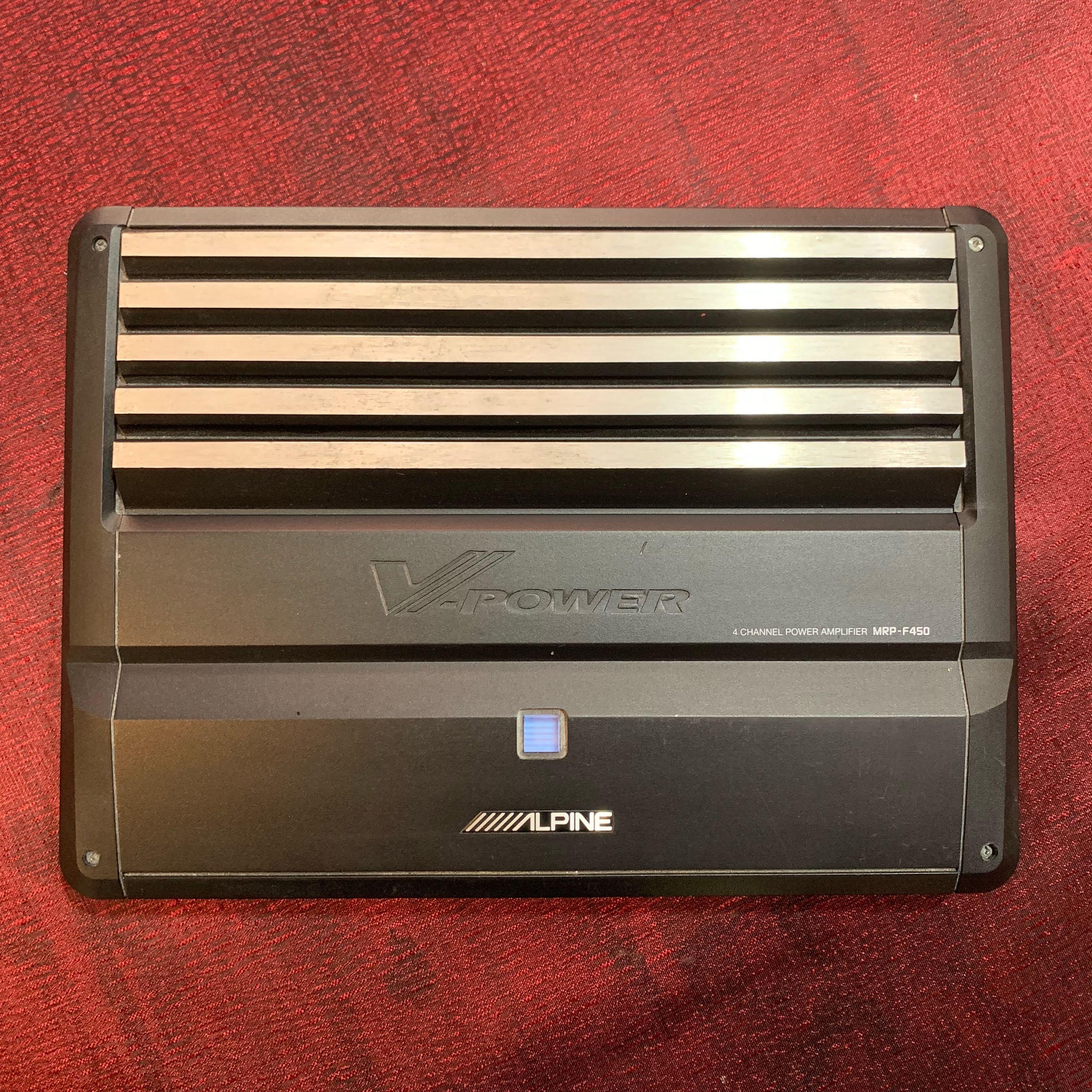 Alpine 4 Channel Power Amplifier MRP-F450, Audio, Other Audio Equipment ...