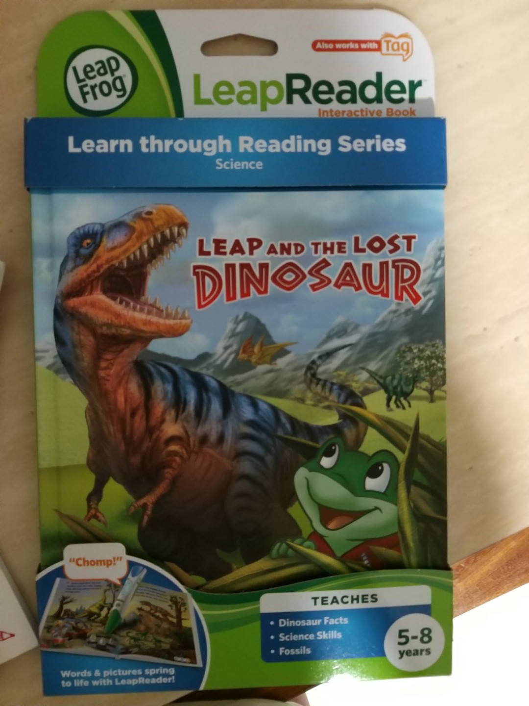 Brand New Leapfrog Leapreader Tag book - Dinosaur, Hobbies & Toys ...