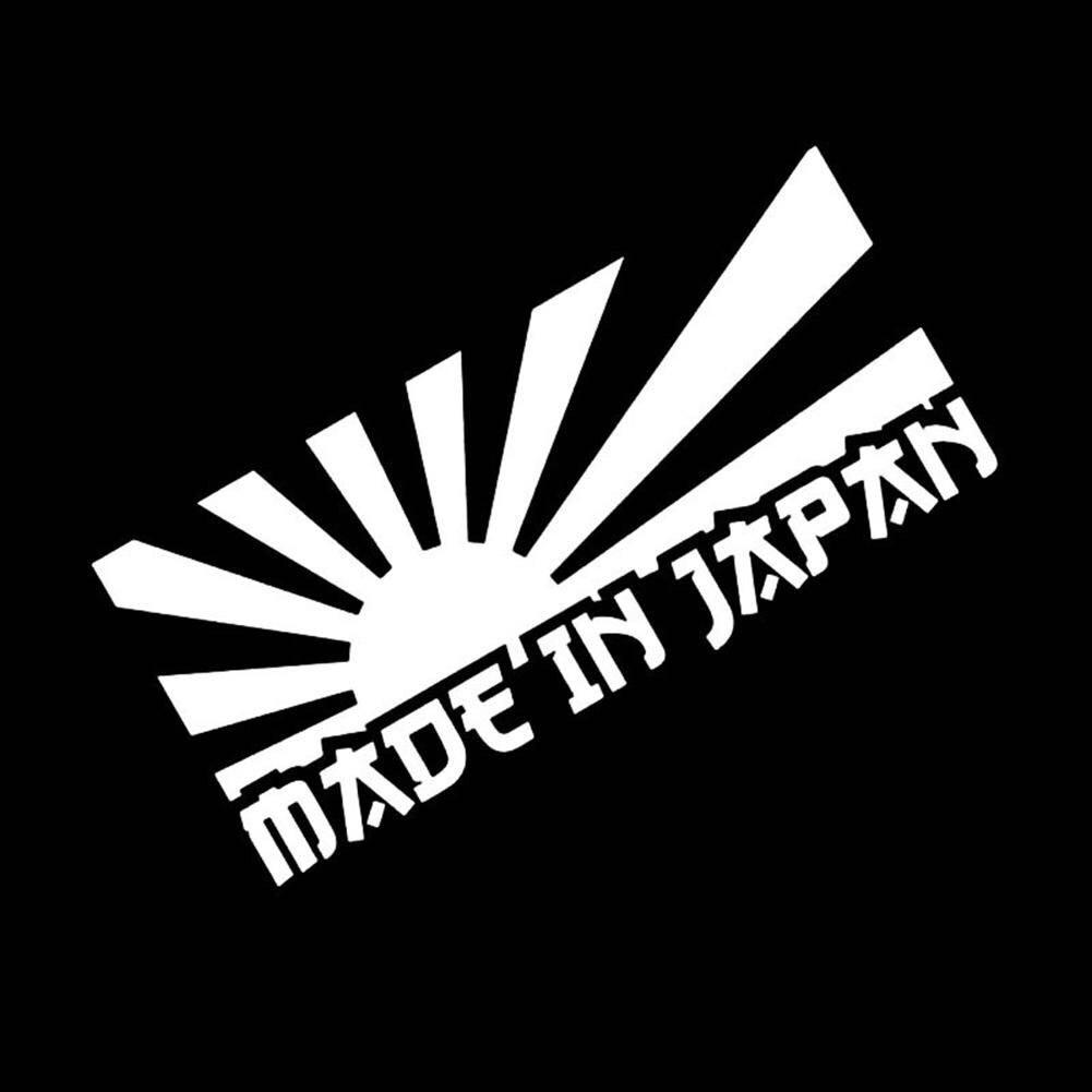 Made In Japan Red Sun Car Decal, Car Accessories, Accessories on Carousell