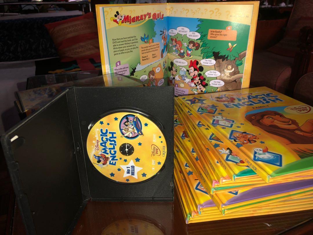 Collectible Grolier Disney Magic English, Hobbies & Toys, Books ...