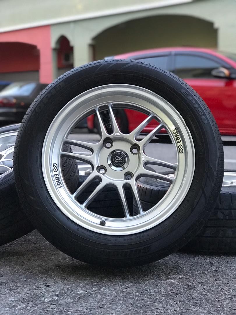 enkei rpf1 16 inch sports rim persona tyre 70%, Auto Accessories on ...