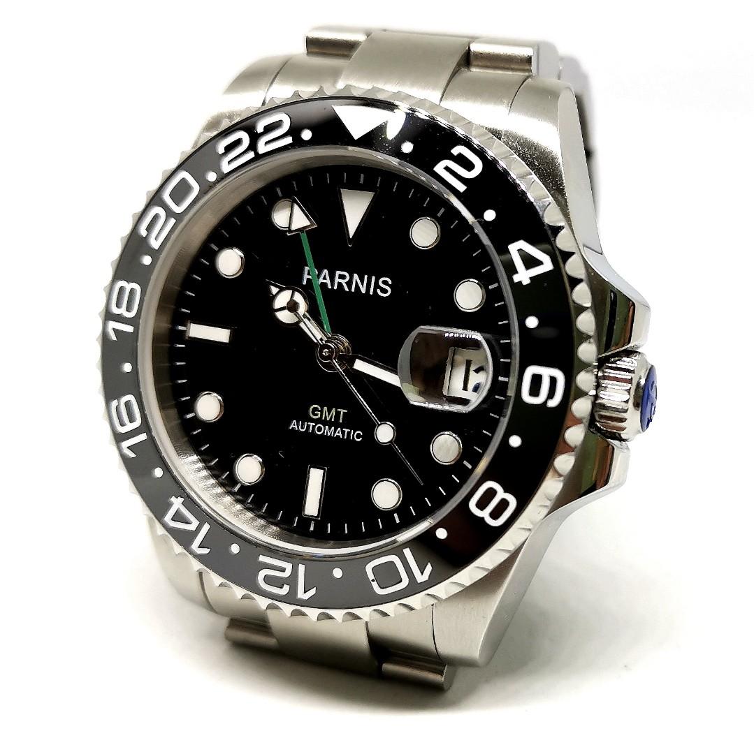 Parnis GMT Master II homage automatic sapphire watch, Mobile Phones ...