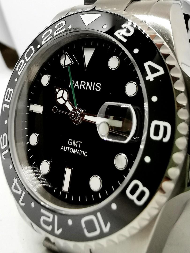 Parnis GMT Master II homage automatic sapphire watch, Mobile Phones ...