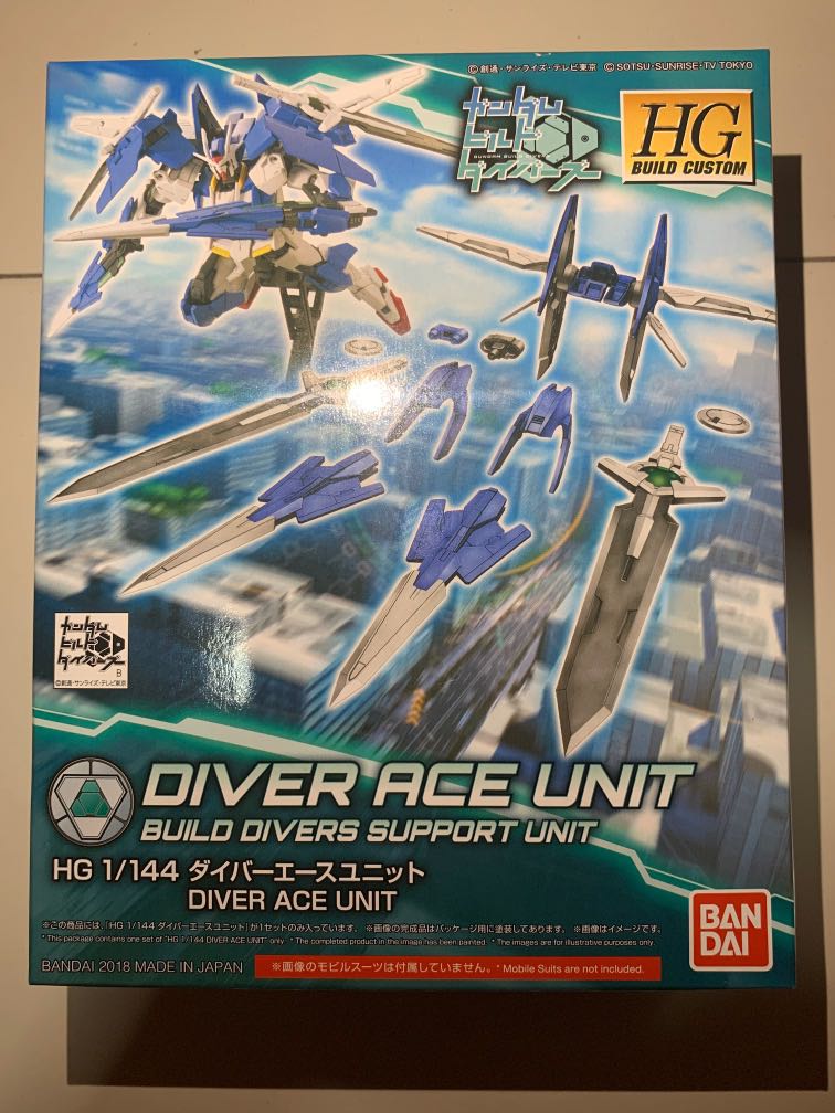 HG 1/144 DIVER ACE UNIT, Hobbies & Toys, Toys & Games on Carousell