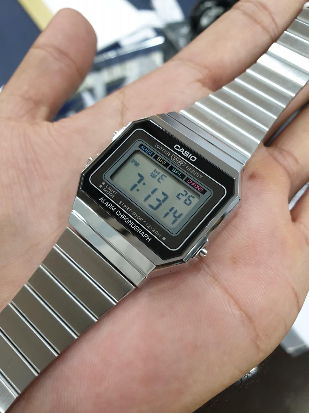 Jam Casio Perempuan Original A700W-1 Remaja, Women's Fashion, Watches ...