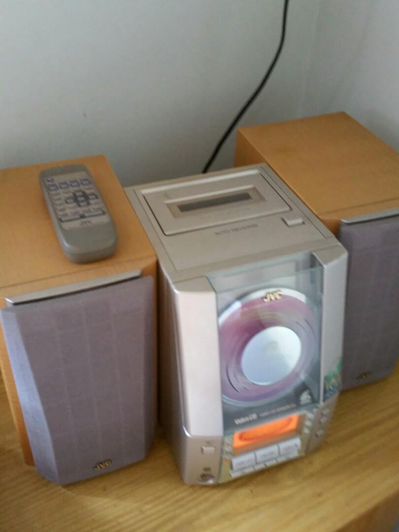 JVC CD Player and cassette player vertical load, TV & Home Appliances ...