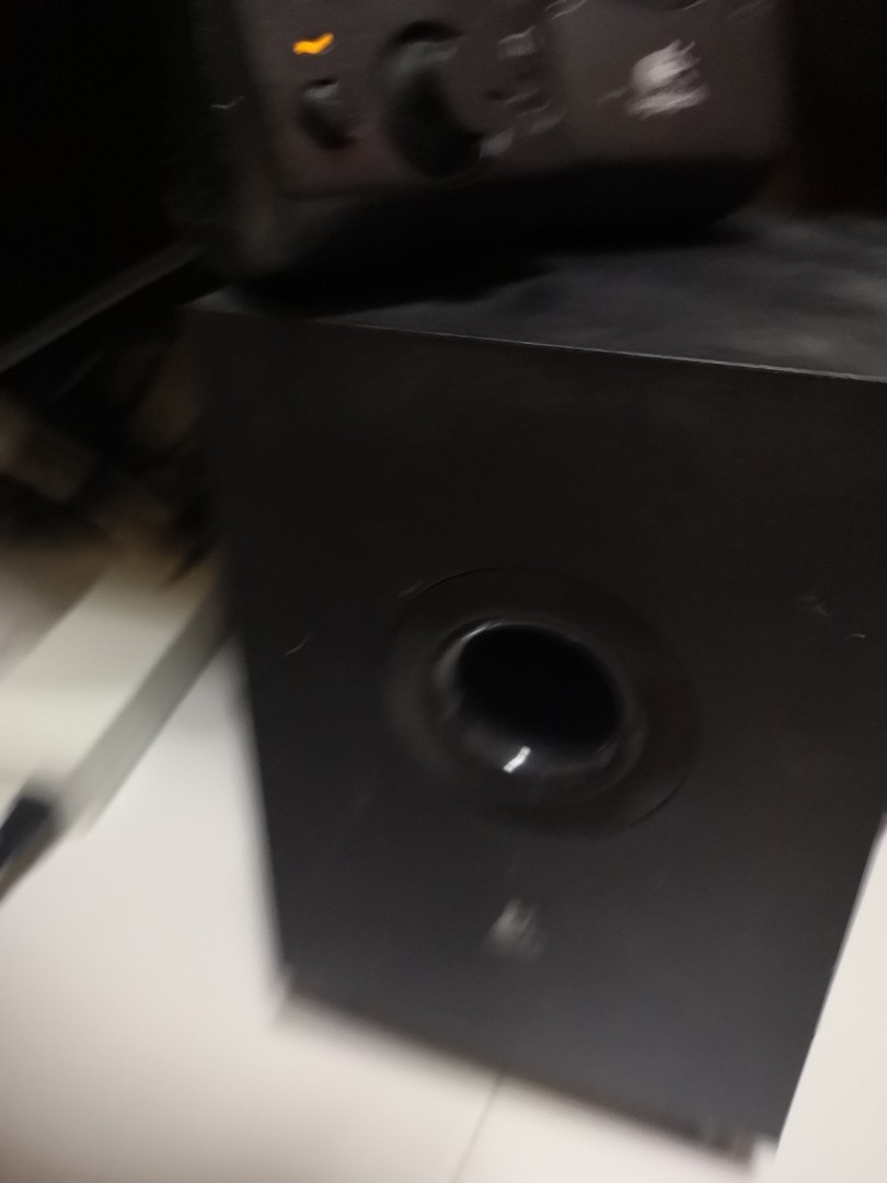 Logitech Z Sound System And Corsair Strafe Mechanical Keyboard Audio Soundbars