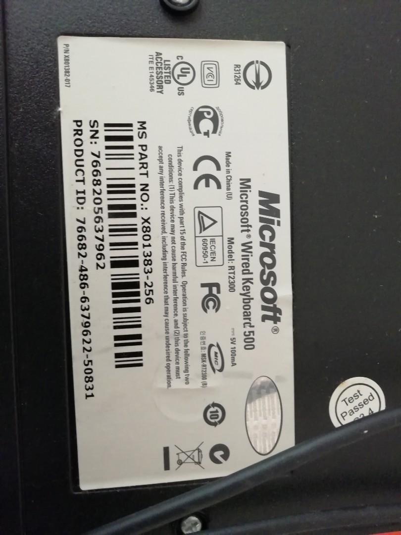 Microsoft Computer Keyboard Computers And Tech Parts And Accessories Computer Keyboard On Carousell