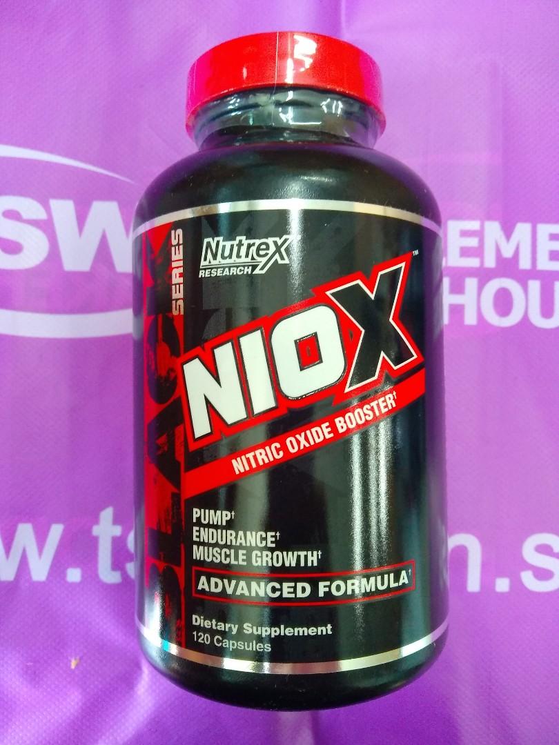 Nutrex NIOX 120 capsules, Health & Nutrition, Health Supplements, Sports & Fitness Nutrition on ...