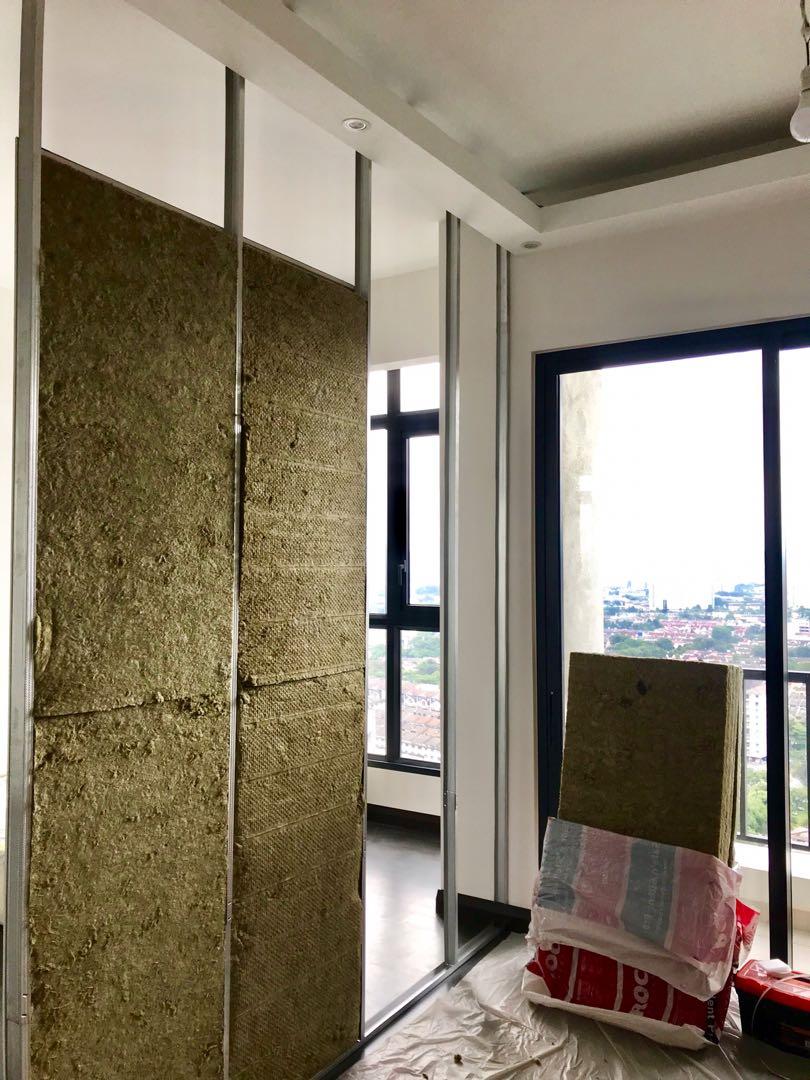 Partition Drywall Board Untuk Dalam rumah, bilik, pejabat, kedai ...