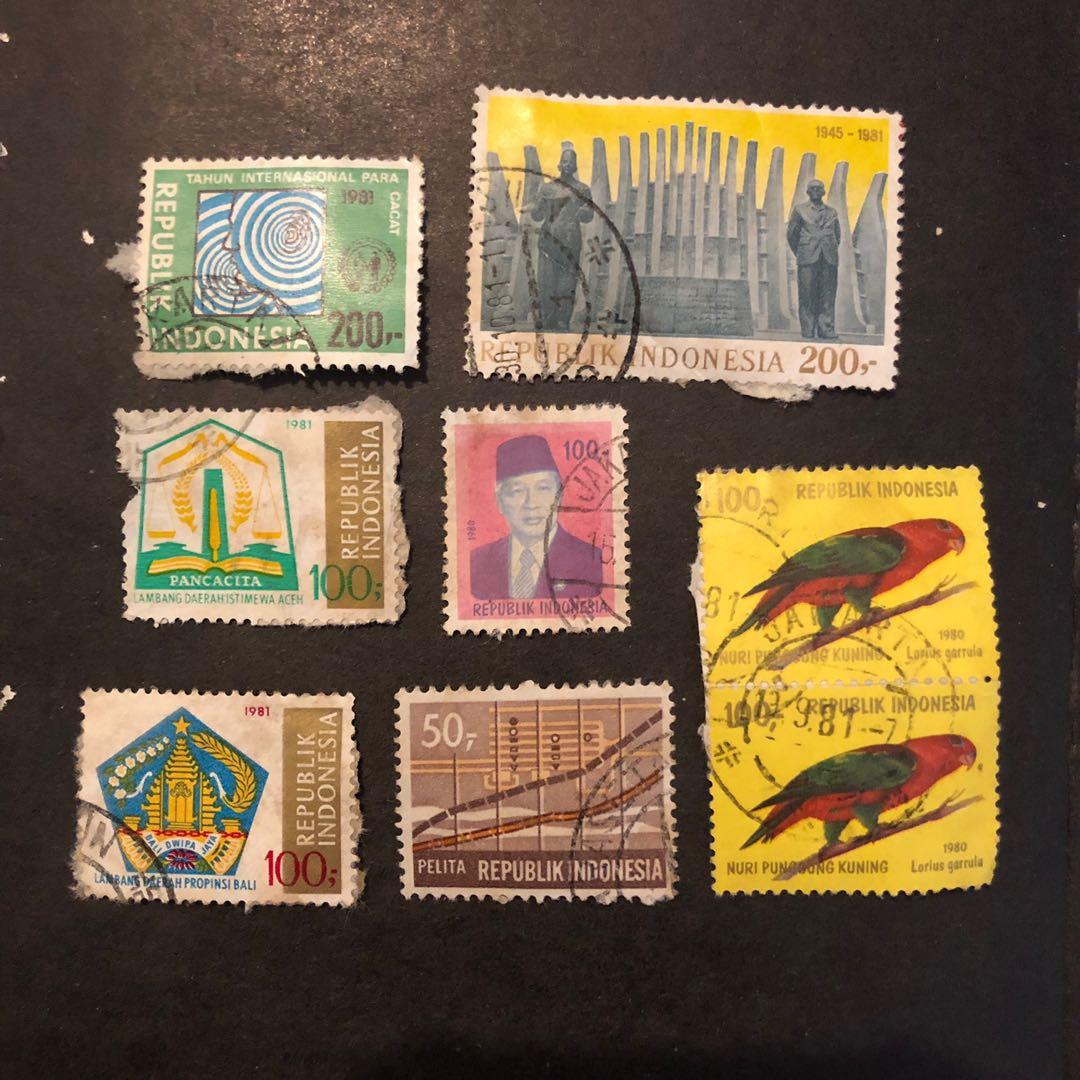 Perangko Indonesia tahun 1980-1981, Antik, Filateli di Carousell