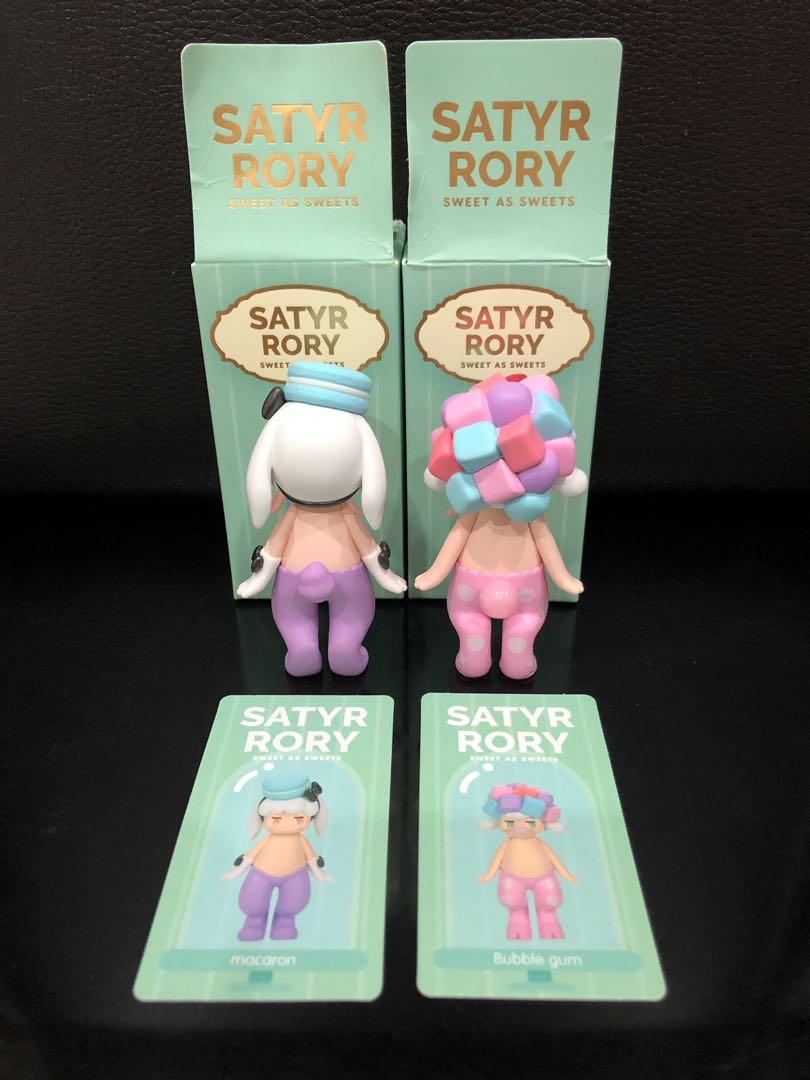 Popmart Satyr Rory sweet as sweets series- Macaron and Bubble gum pair ...