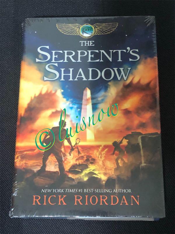 Rick Riordan - Hardbound Kane Chronicles / The Serpent’s Shadow ...