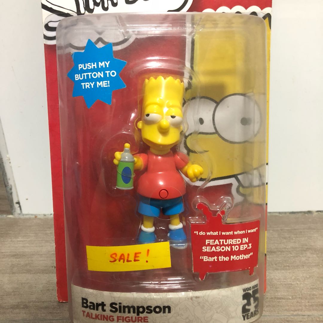 Simpsons Toy Bart Simpson Figure, Hobbies & Toys, Toys & Games on Carousell