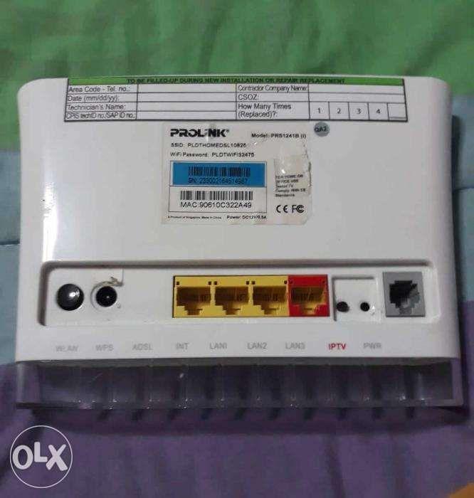 pldt dsl wifi modem Xyzel Baudtec prolink, Computers & Tech, Parts ...