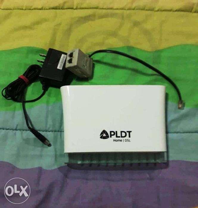 pldt dsl modem router w adapter splitter, Computers & Tech, Parts ...