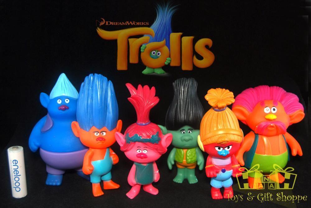 TROLLS FIgure Set Set of 6, Babies & Kids, Infant Playtime on Carousell