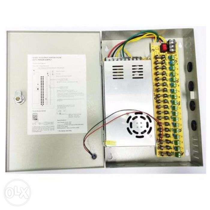 CCTV Centralized Power Supply Power Adaptor CCTV Cable Junction Box ...