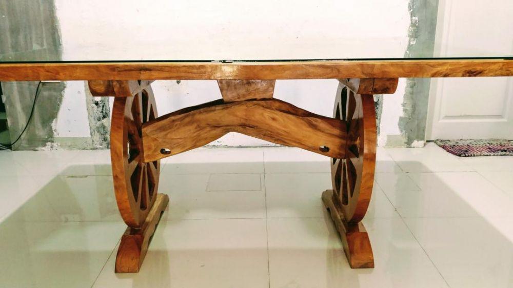 DINING TABLE MAULAWIN not narra yakal mahogany acasia, Furniture & Home ...