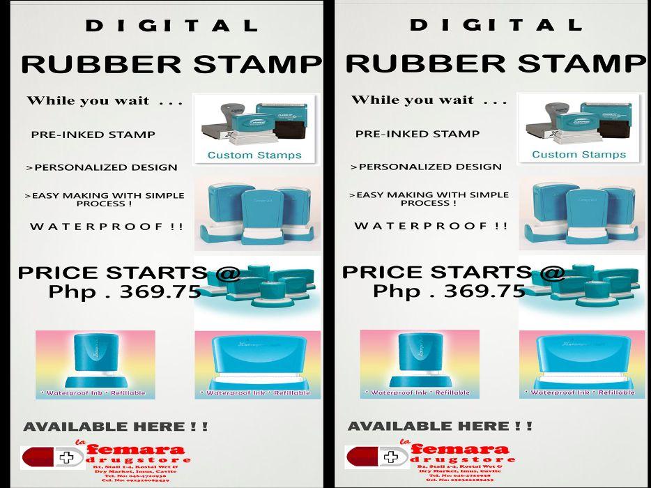 digital rubber stamp in cavite, Audio, Other Audio Equipment on Carousell