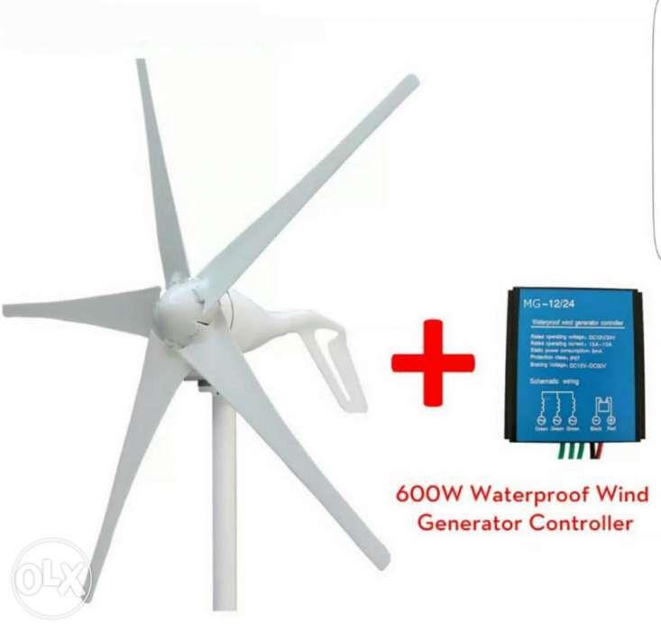 Wind Turbine with Controller 600w solar, TV & Home Appliances, TV ...