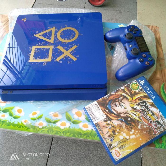 Ps4 slim 500gb "blue edition", Video Gaming, Video Game Consoles ...