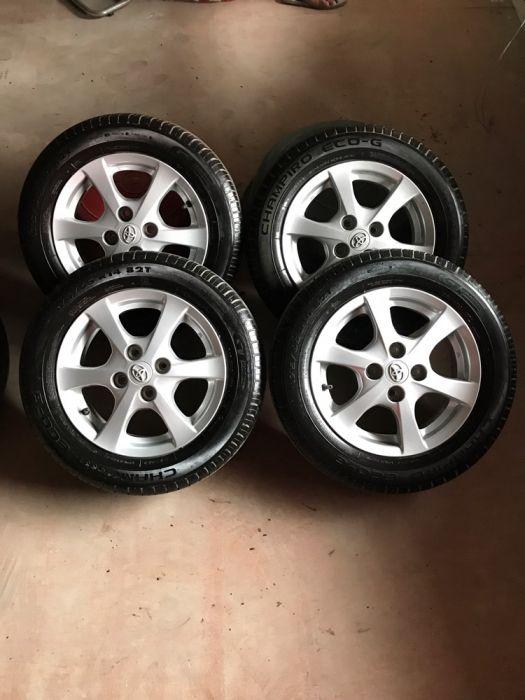 Toyota Wigo 14-inch Mags with Tires, Car Parts & Accessories, Mags and ...