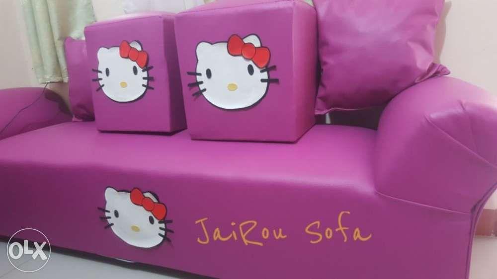 Hello kitty cleopatra sofa set, Furniture & Home Living, Furniture, Bed ...