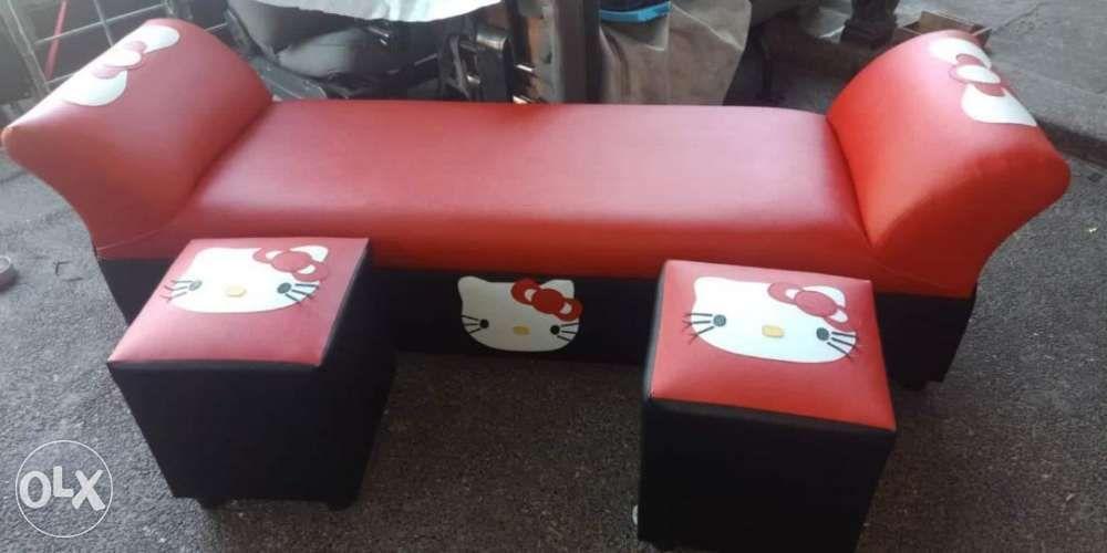 Hello kitty cleopatra sofa set, Furniture & Home Living, Furniture, Bed ...