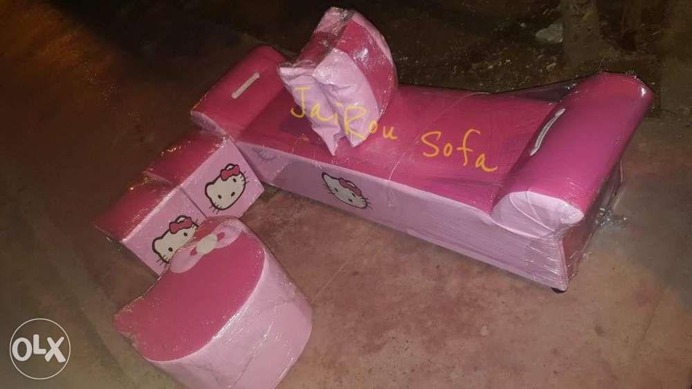 Hello kitty cleopatra sofa set, Furniture & Home Living, Furniture, Bed ...